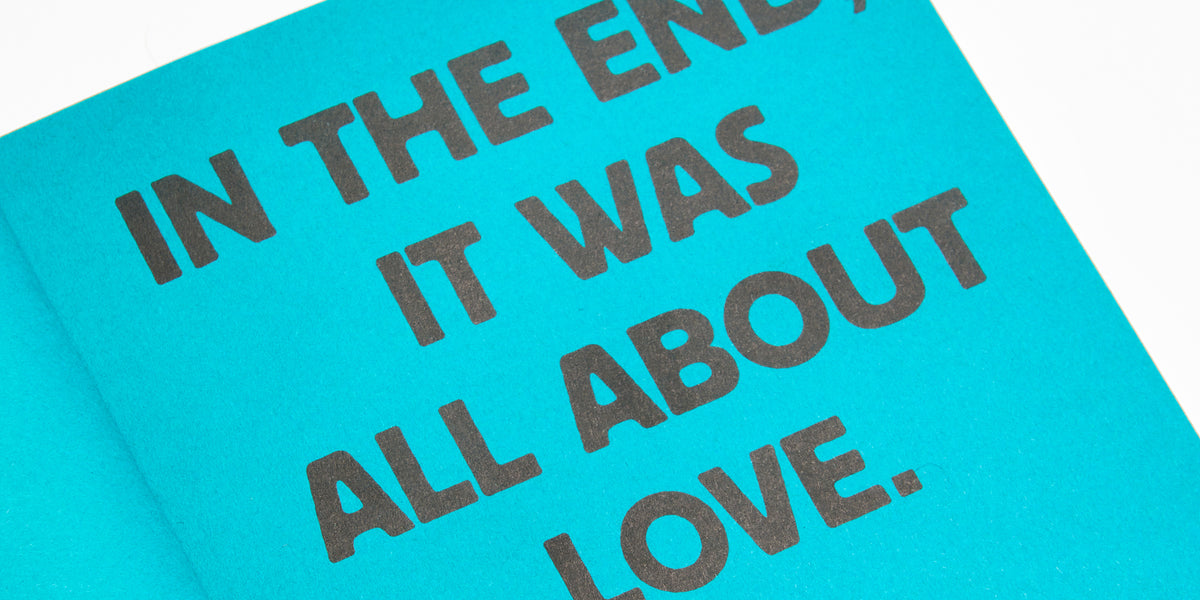 IN THE END, IT WAS ALL ABOUT LOVE. (SIGNED COPIES) - Musa Okwonga ...